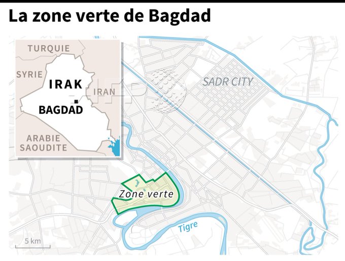 Zone Verte de Bagdad : le chaos ! - Le Temps News